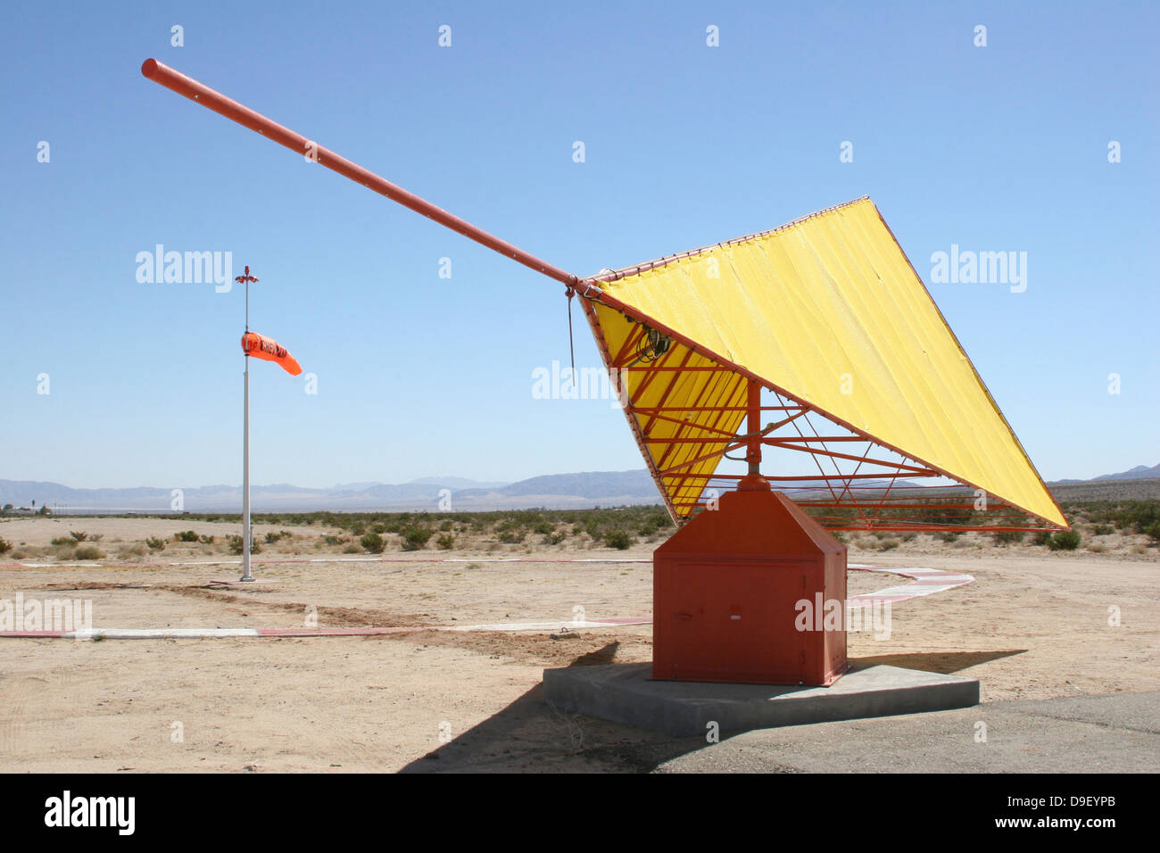 A tetrahedron wind direction indicator Stock Photo - Alamy