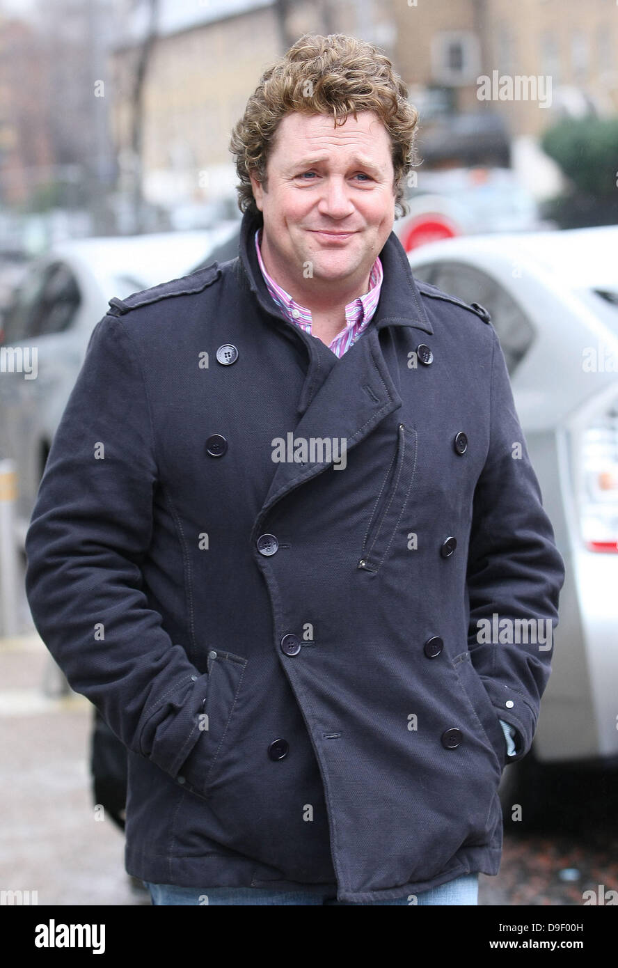 Michael Ball outside the ITV studios London, England - 23.02.11 Stock ...
