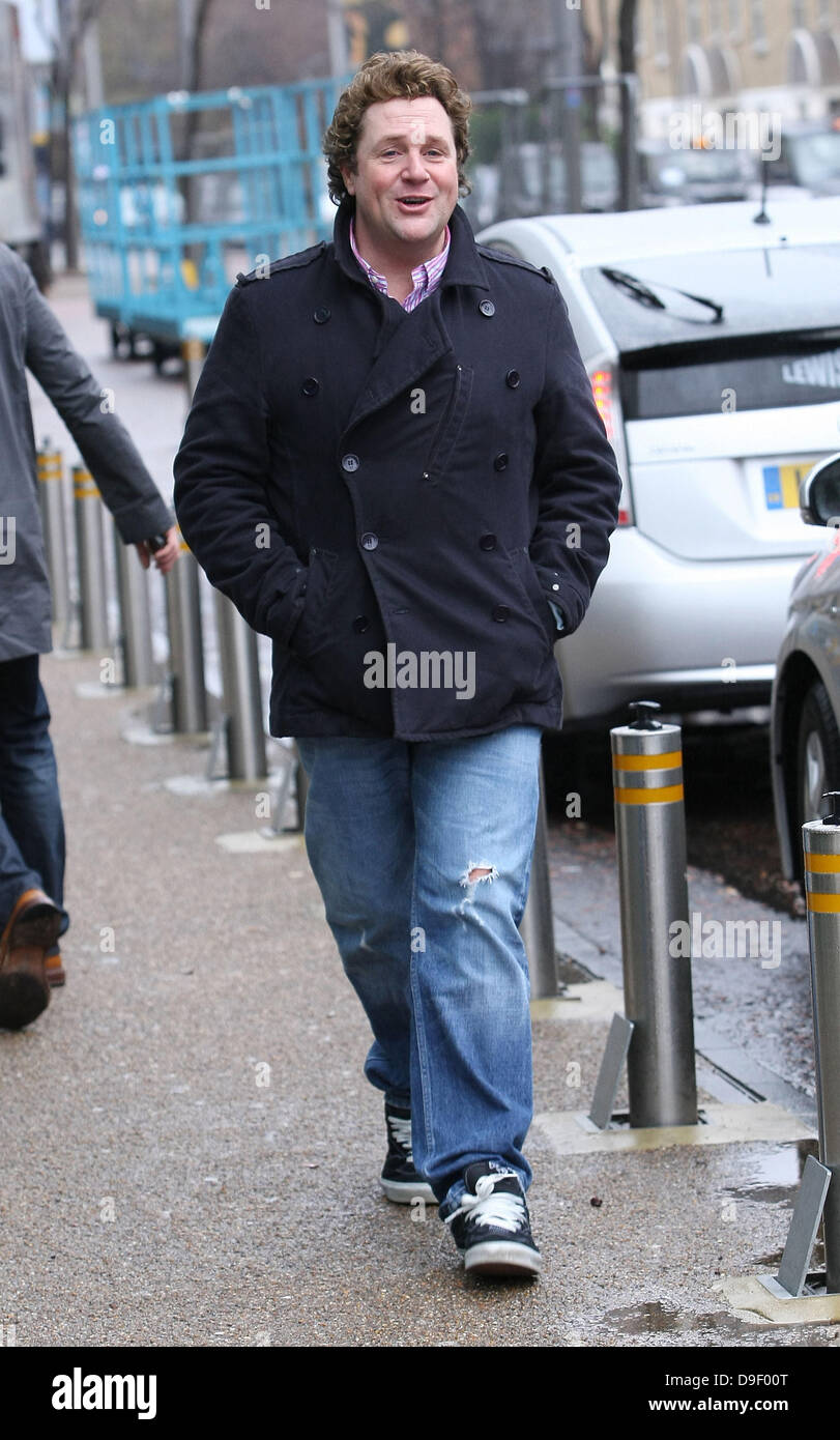 Michael Ball outside the ITV studios London, England - 23.02.11 Stock ...