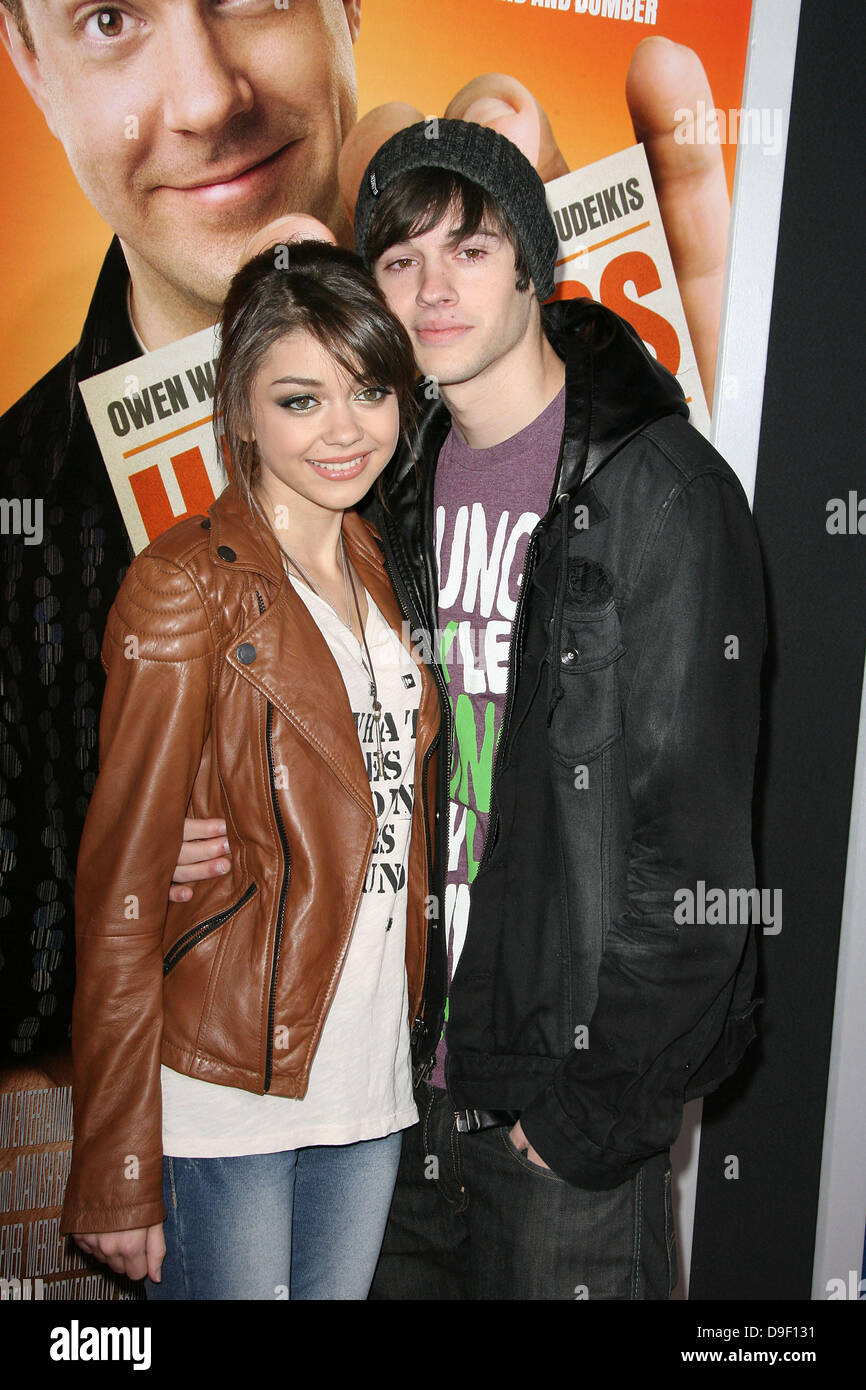 Sarah Hyland and Matt Prokop Los Angeles Premiere of Warner Bros ...