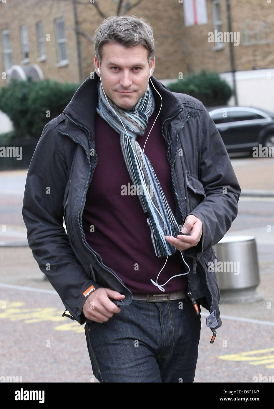 Dan Lobb at the ITV studios London, England - 24.02.11 Stock Photo - Alamy