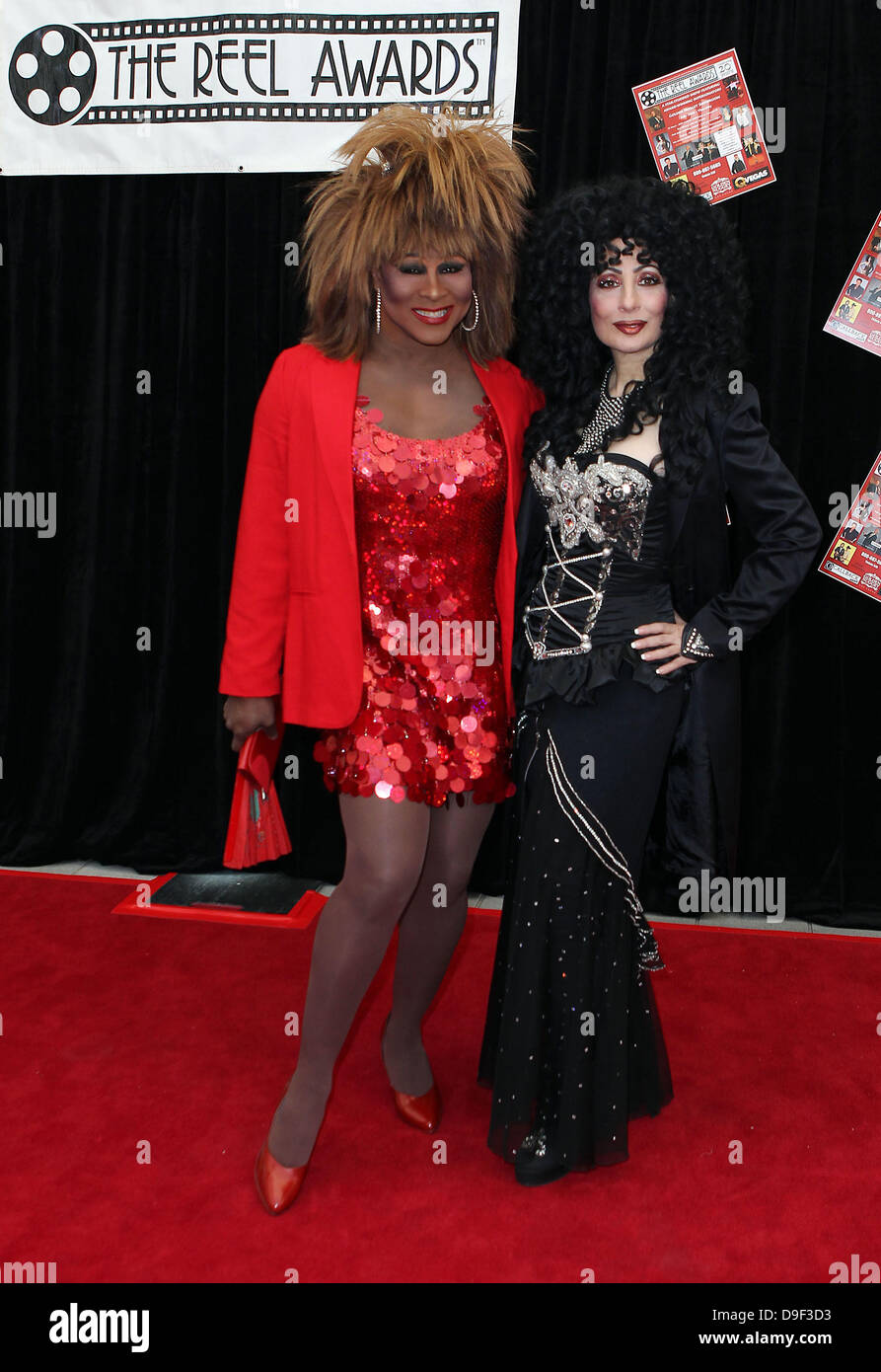 Larry Edwards as TINA TURNER and Heidi Thompson as CHER THE REEL AWARDS ...