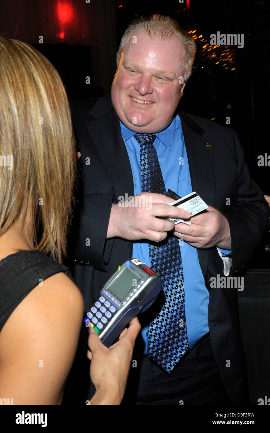 Mayor of Toronto Rob Ford Catwalk Cure in support of Dr. Michael Baker ...
