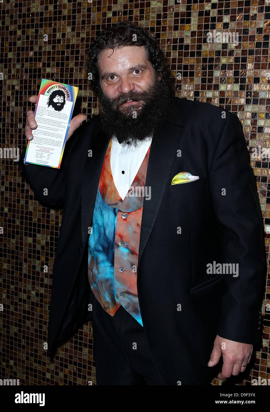 Rupert Boneham signs Autographs for guests and promotes his new game ...