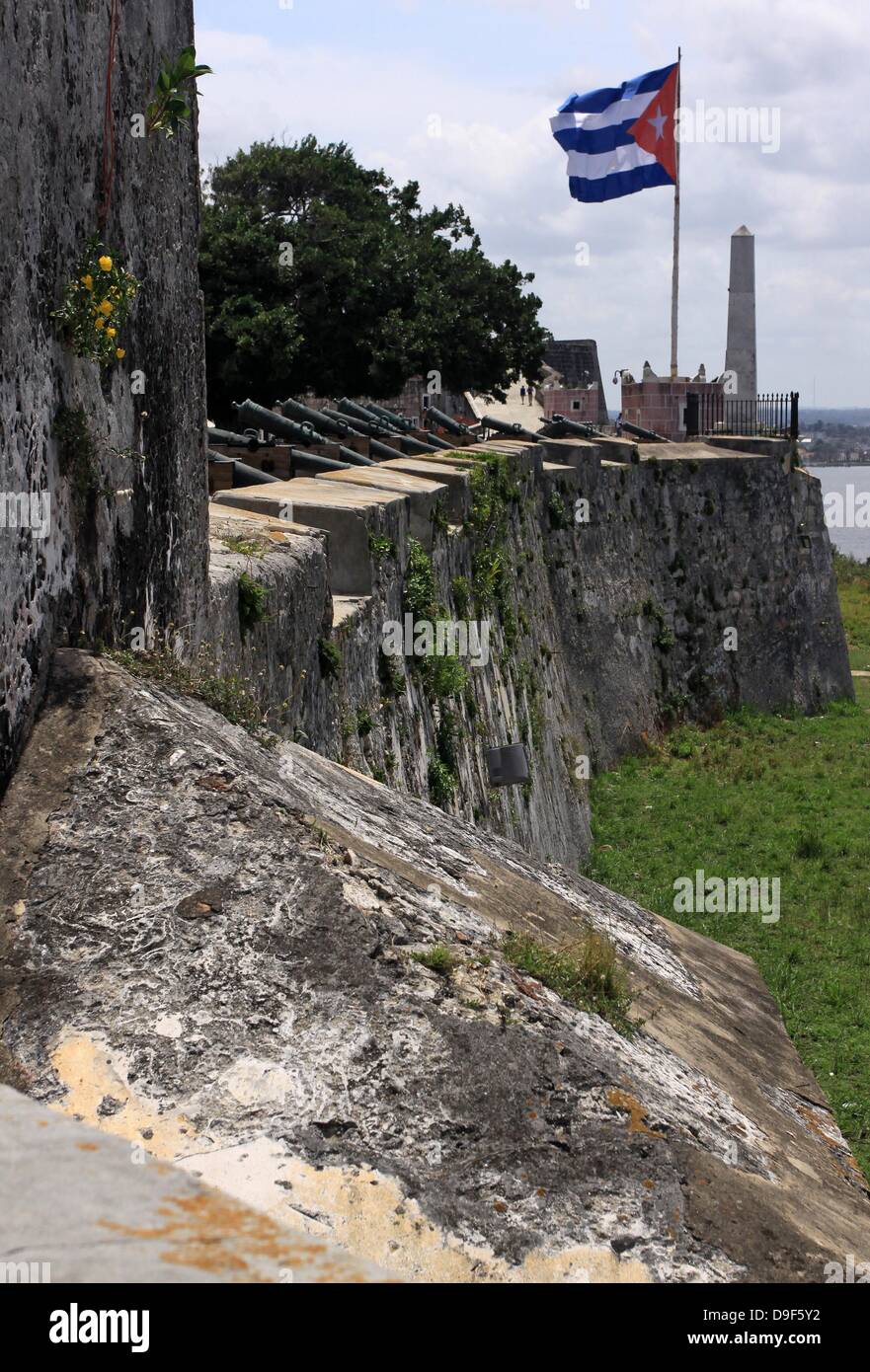 View of fortress Castillo de los Tres Reyes del Morro in the Cuban ...
