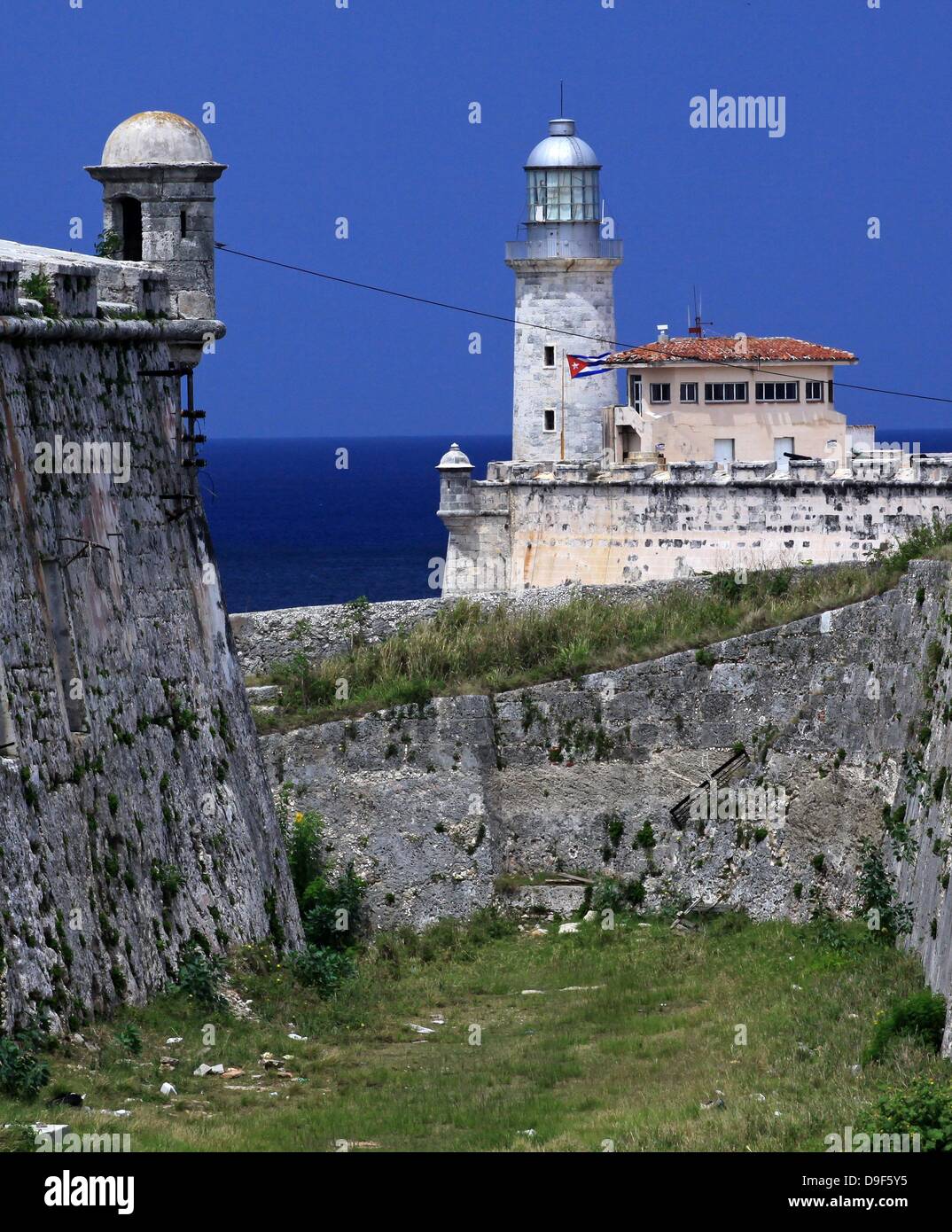 View of fortress Castillo de los Tres Reyes del Morro in the Cuban ...
