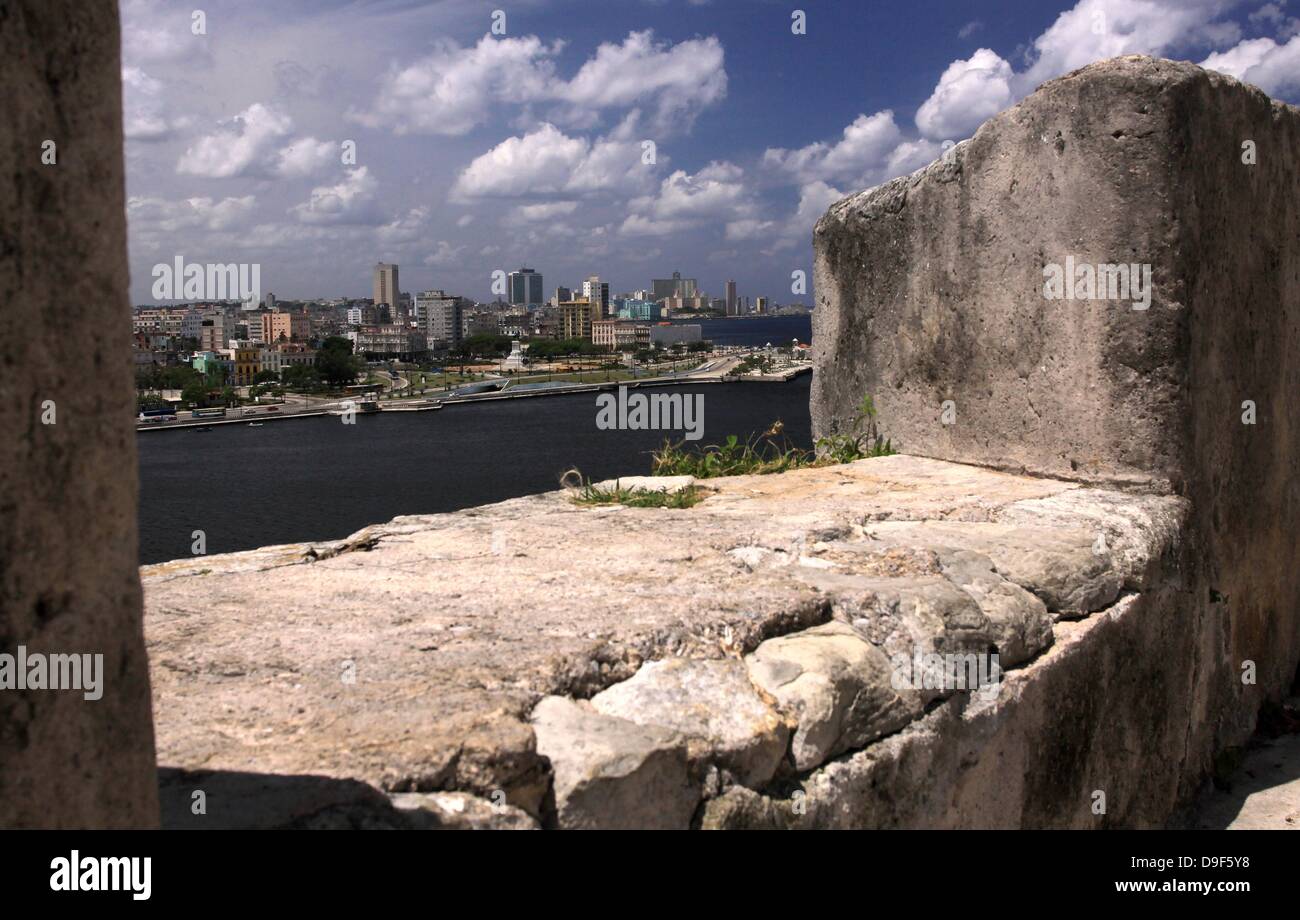 View of fortress Castillo de los Tres Reyes del Morro in the Cuban ...