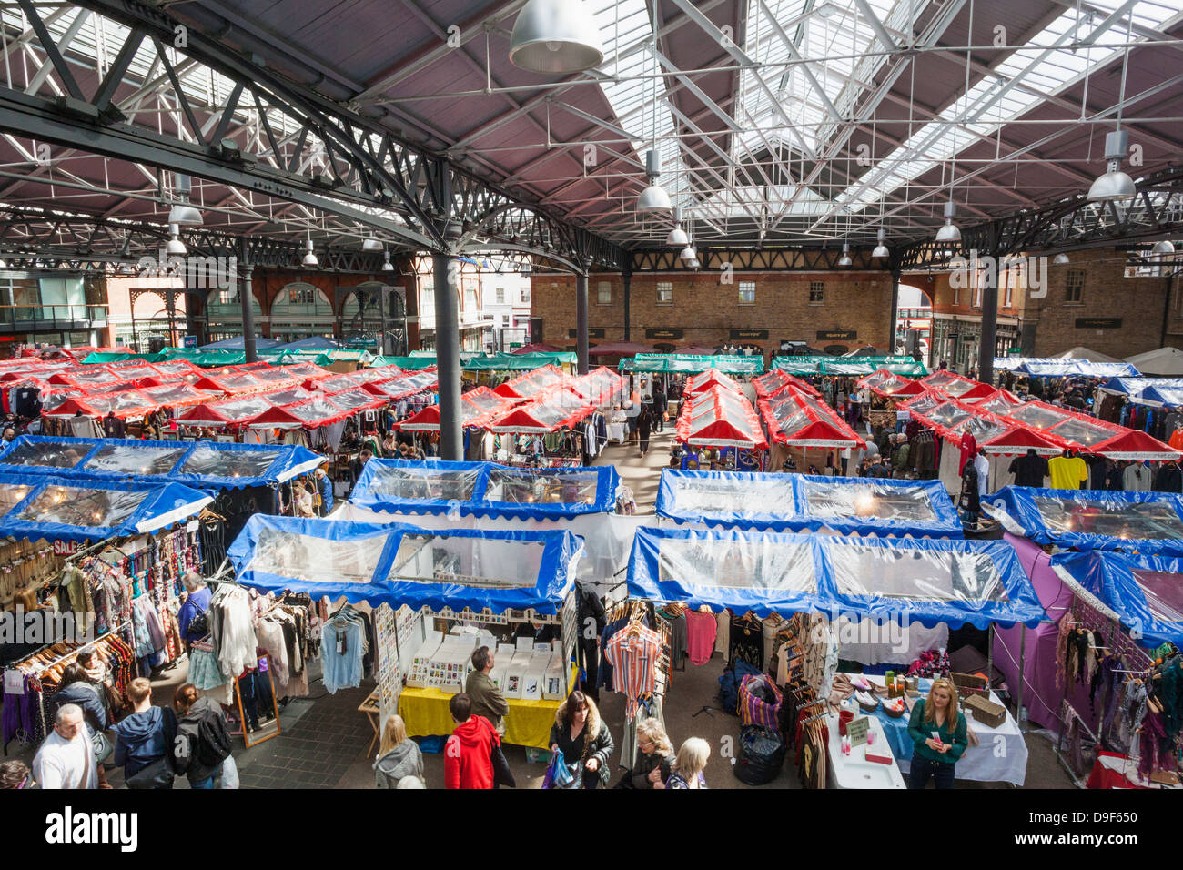England, London, Shoreditch, Spitafields Market Stock Photo - Alamy
