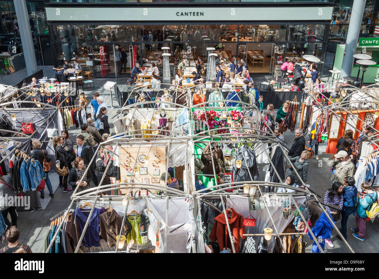 England, London, Shoreditch, Spitafields Market Stock Photo - Alamy