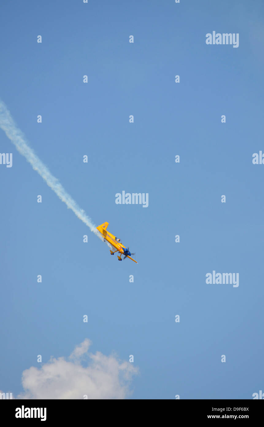 A Mudry CAP-231EX aerobatic aircraft in flight near Lakeland, Florida ...
