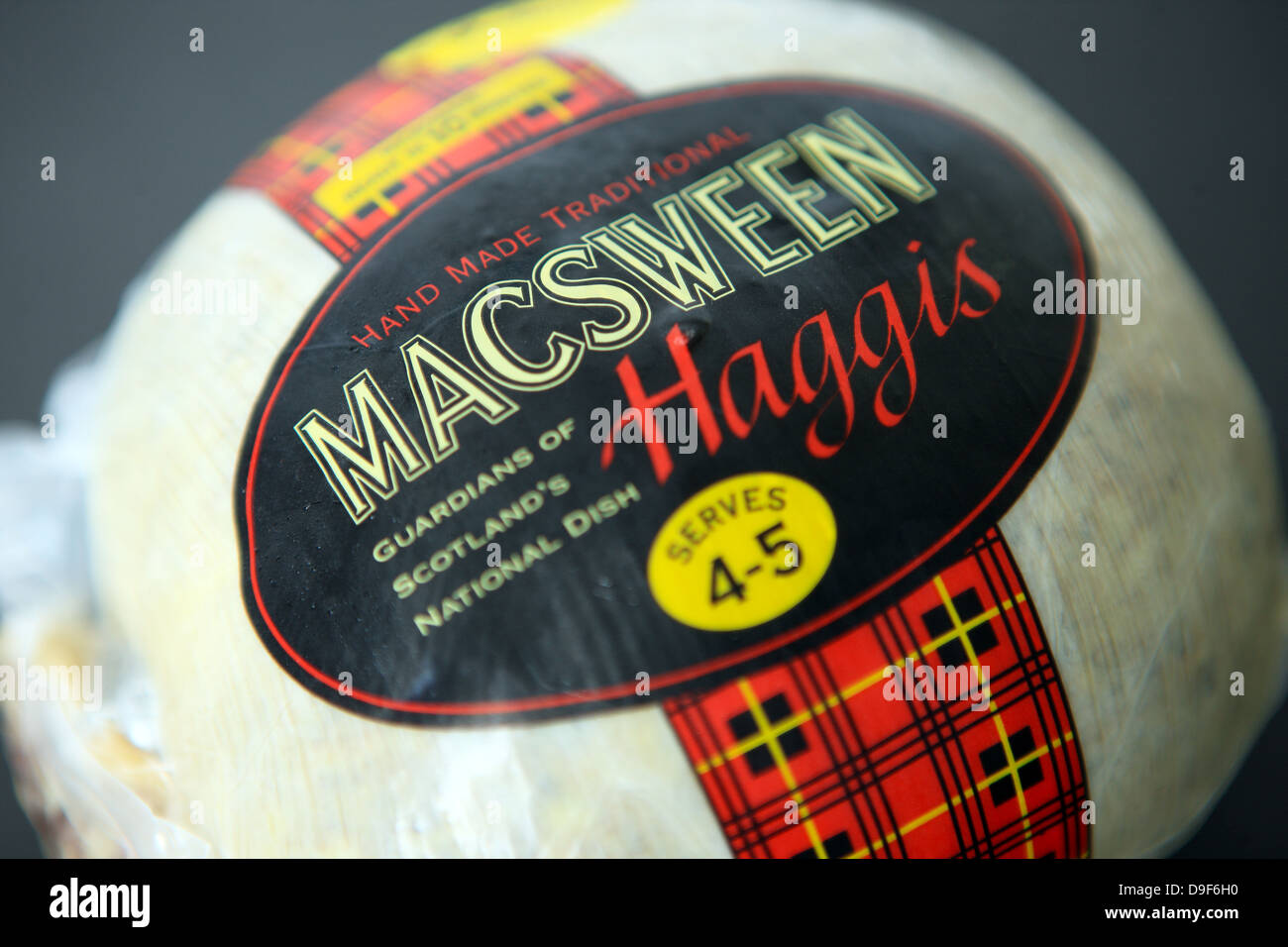 Haggis Scotland's national dish made by Macsween of Edinburgh Stock ...