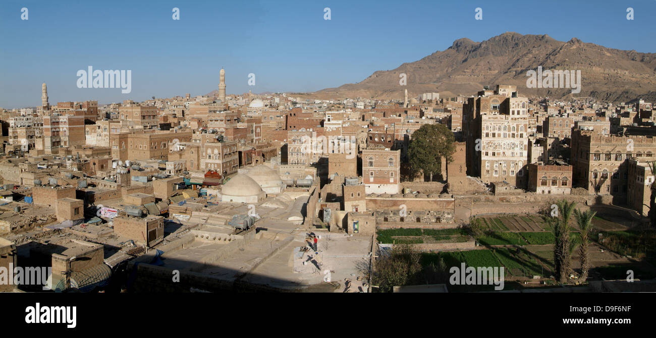 Old Sana capital of Yemen, Unesco world heritage Stock Photo - Alamy