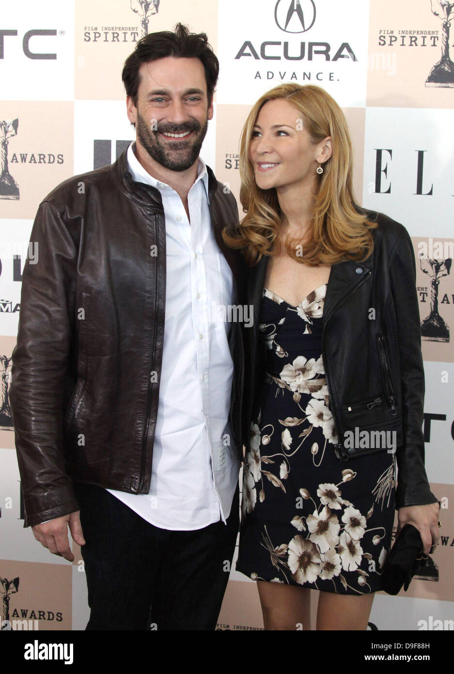 Jon Hamm and his wife Jennifer Westfeldt The 2011 Film Independent ...