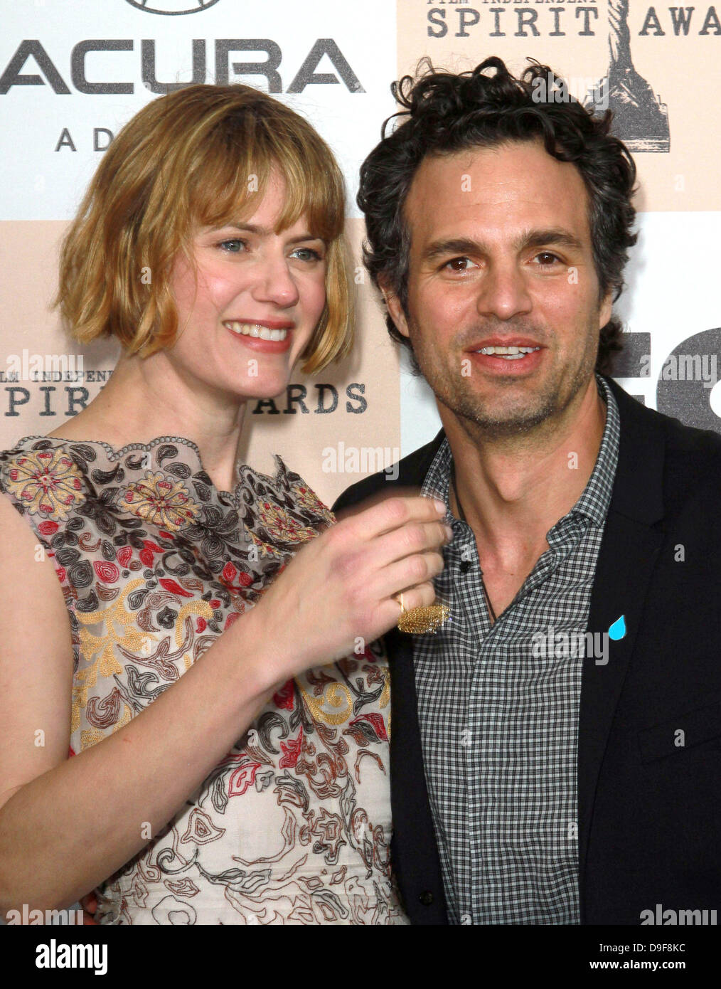 Mark Ruffalo and wife Sunrise Coigney The 2011 Film Independent Spirit ...
