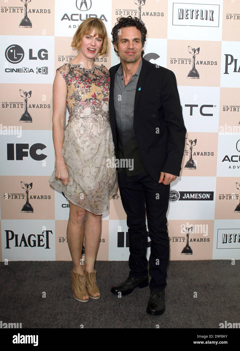 Mark Ruffalo and wife Sunrise Coigney The 2011 Film Independent Spirit ...