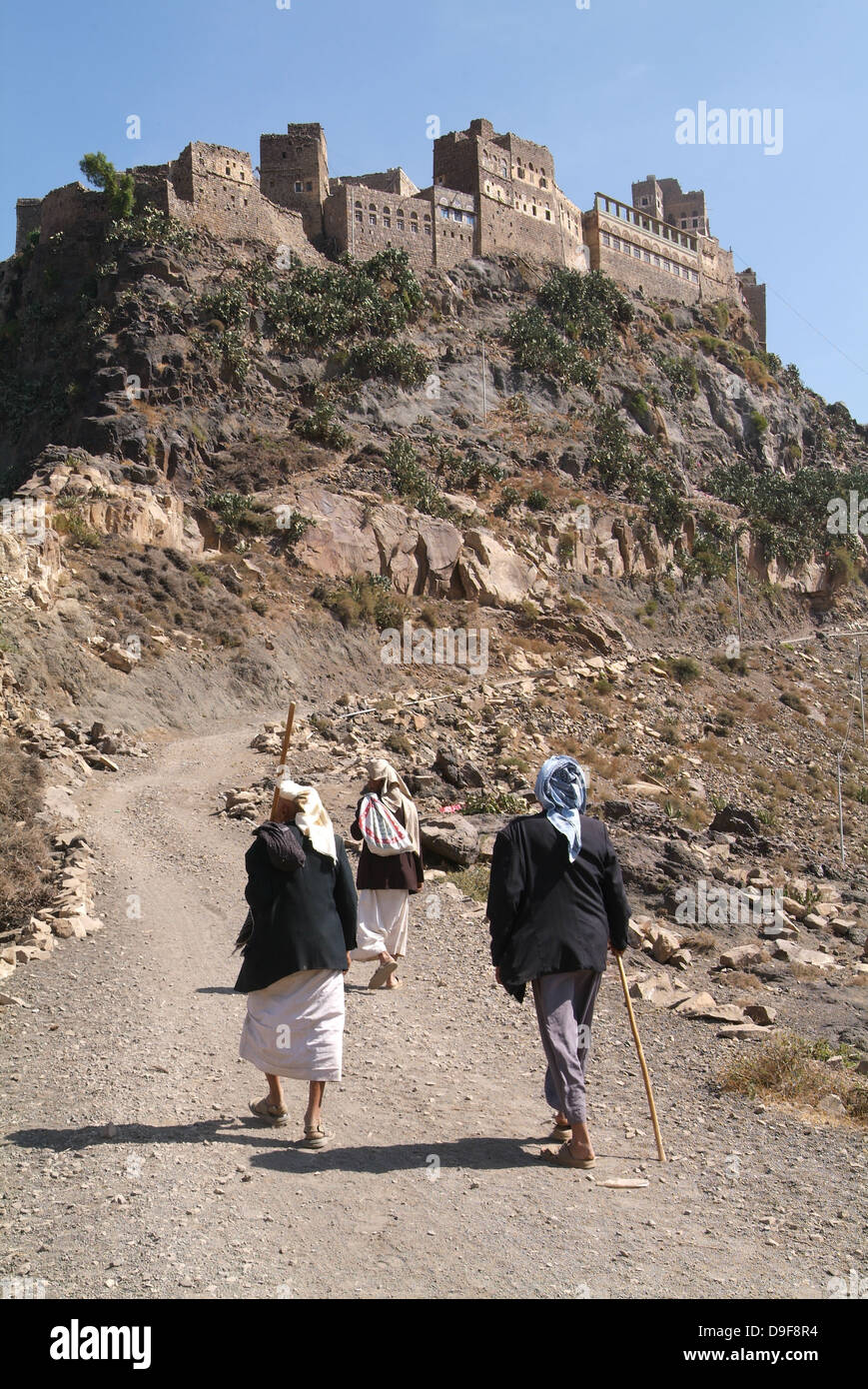 village on Haraz mountains, Yemen Stock Photo - Alamy