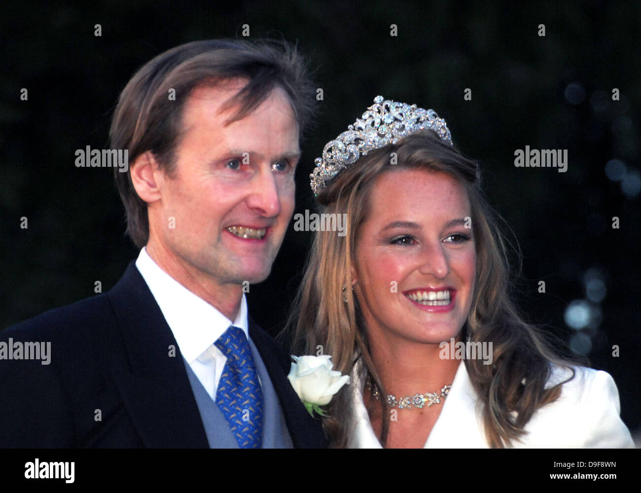 The wedding of Lady Katie Percy and Patrick Valentine at St. Michael's ...