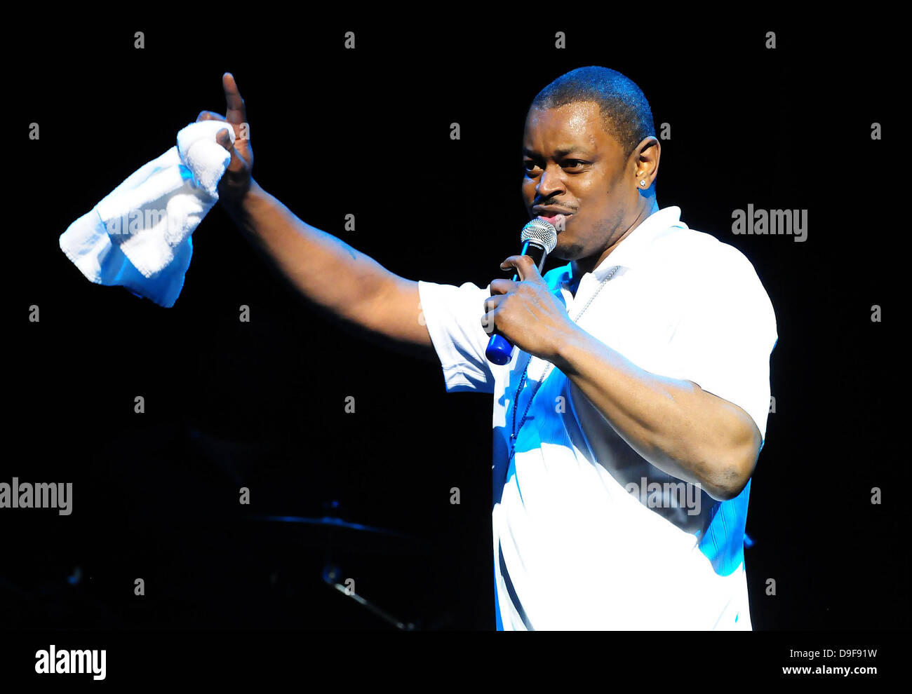 Blues singer Sir Charles Jones performs during The Miami Blues Festival ...