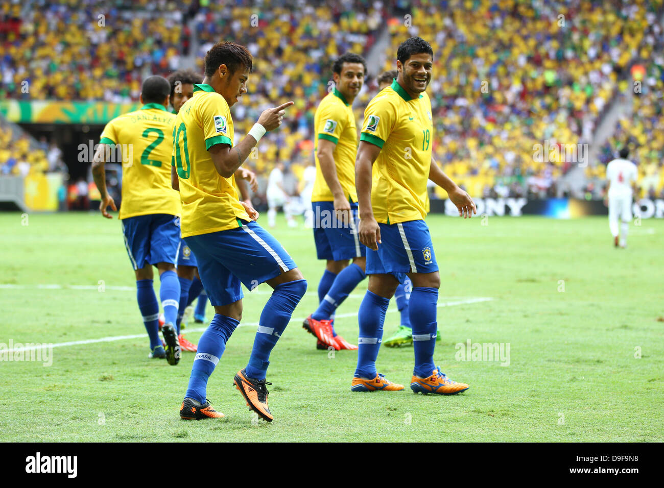 Hulk brazil celebrates scoring goal hi-res stock photography and images ...