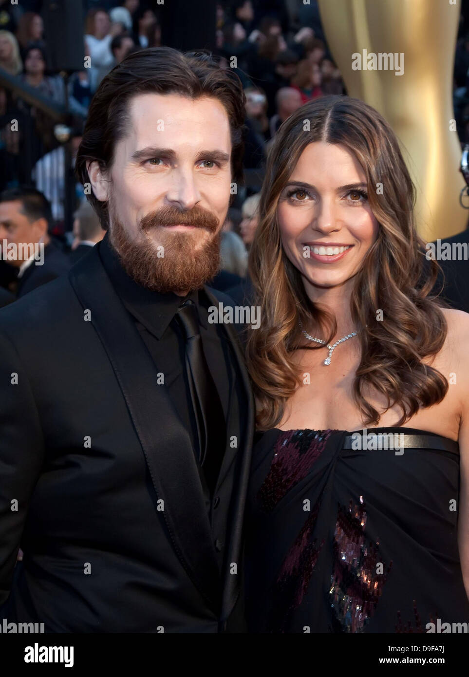 Actor Christian Bale and his wife Sibi Bale 83rd Annual Academy Awards ...