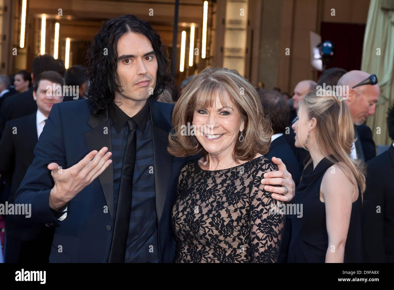 Comedian Russell Brand and his mother Barbara Elizabeth 83rd Annual ...