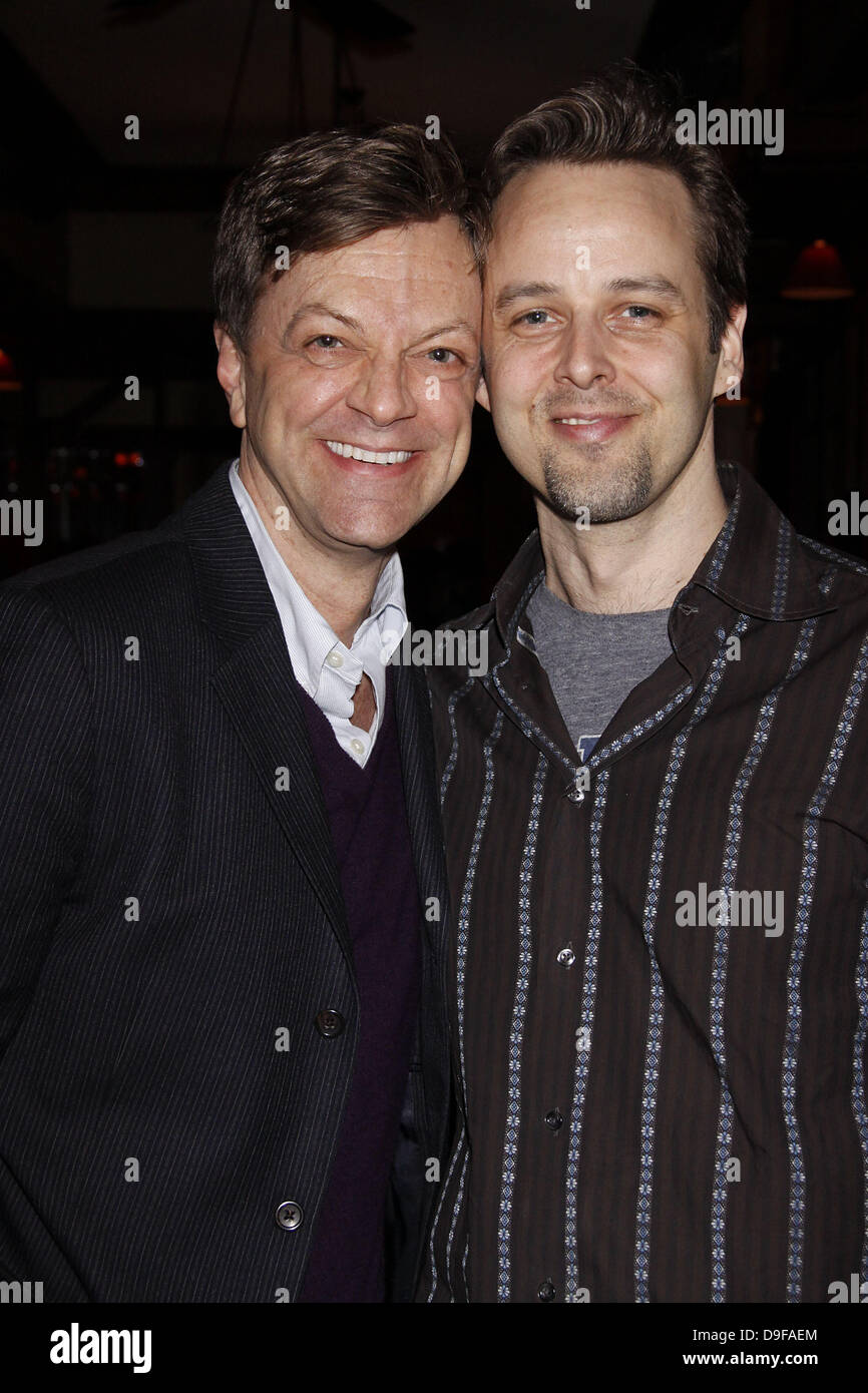 Jim Caruso and Noah Racey Henry's restaurant owner Henry Rinehart and ...