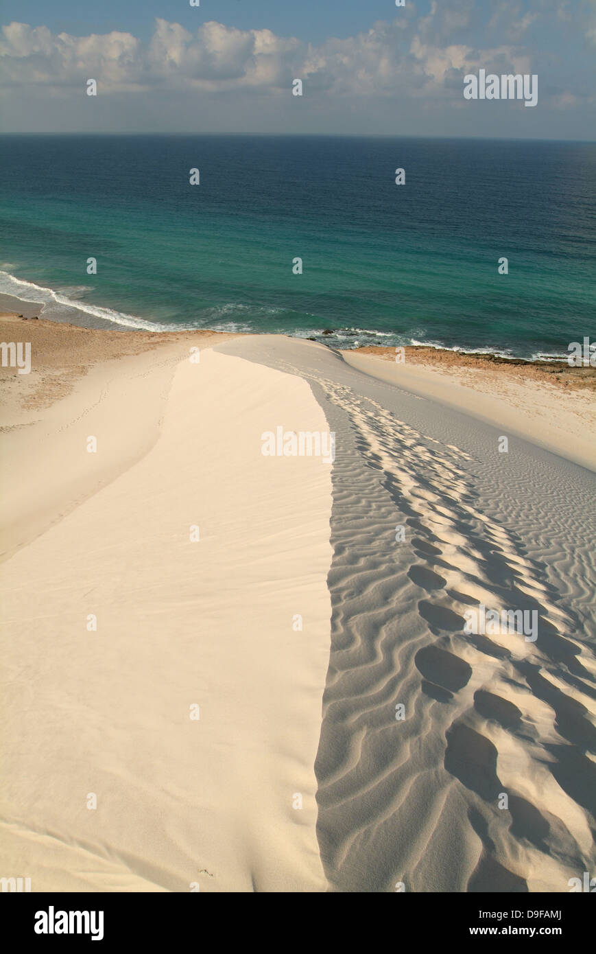 The beach of Deleisha on Socotra island, Yemen Stock Photo - Alamy