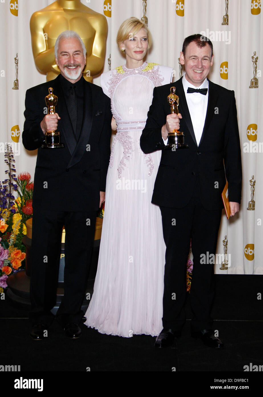 Rick Baker, Cate Blanchett and Dave Elsey 83rd Annual Academy Awards ...