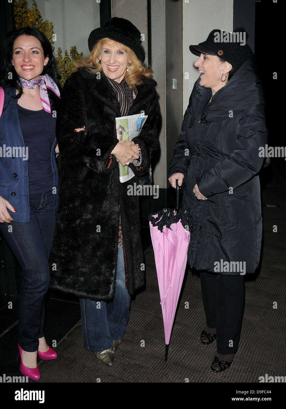 Anita Dobson and Lesley Joseph, at the Ivy club. London, England - 28. ...