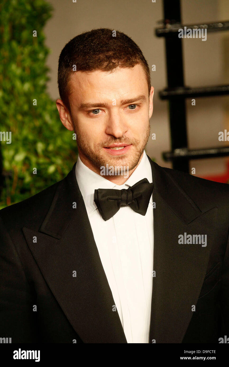 Justin Timberlake 2011 Vanity Fair Oscar Party at Sunset Tower Hotel ...