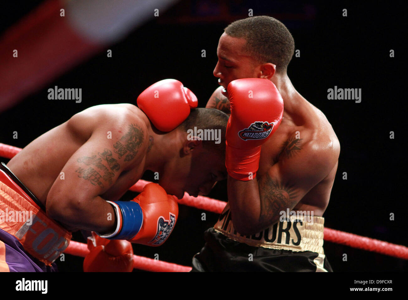 LA Matadors vs Memphis Force Fighters Knockout Autism at Hollywood ...