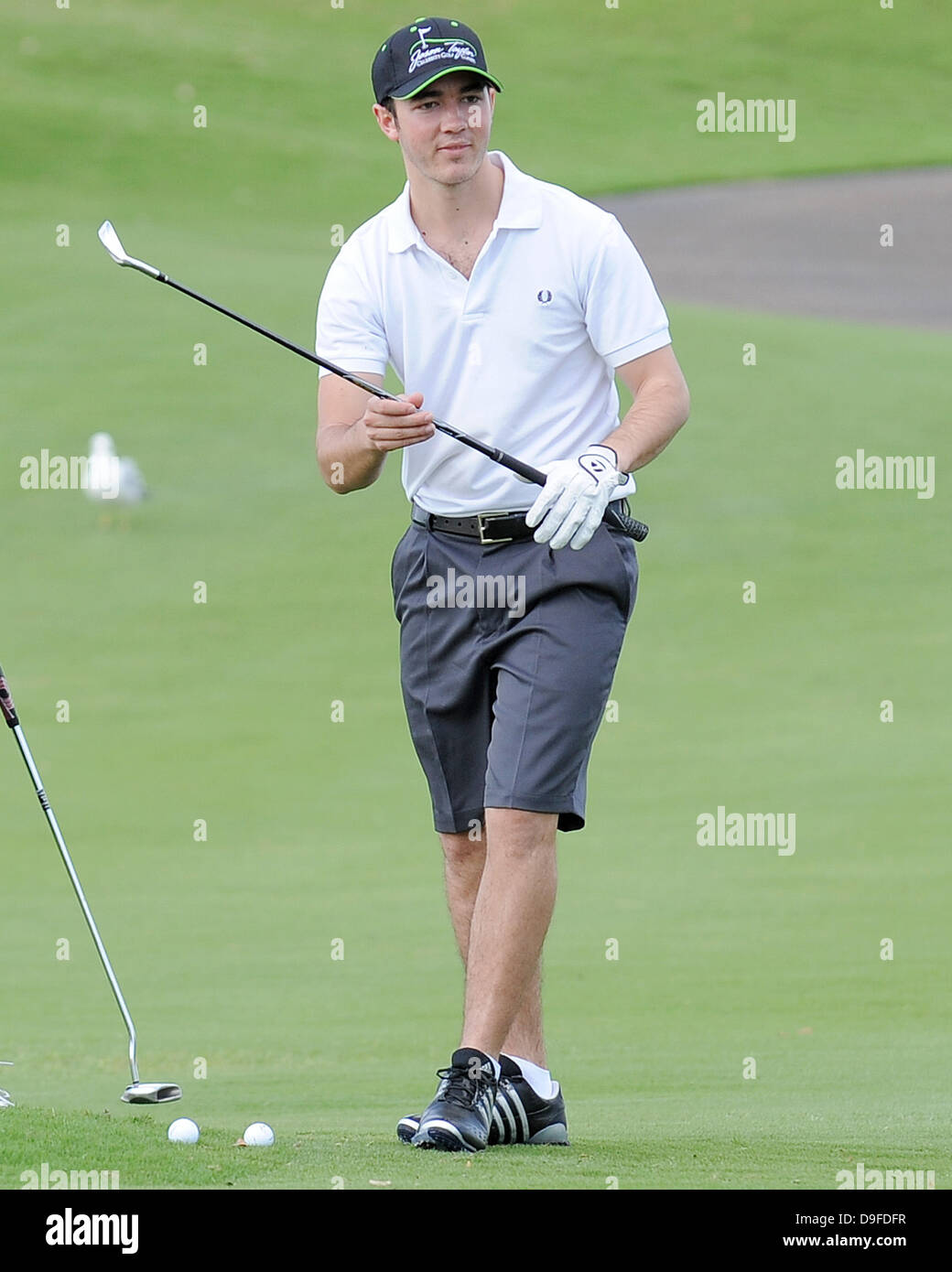 Kevin Jonas participates in the eighth annual Jason Taylor Celebrity ...