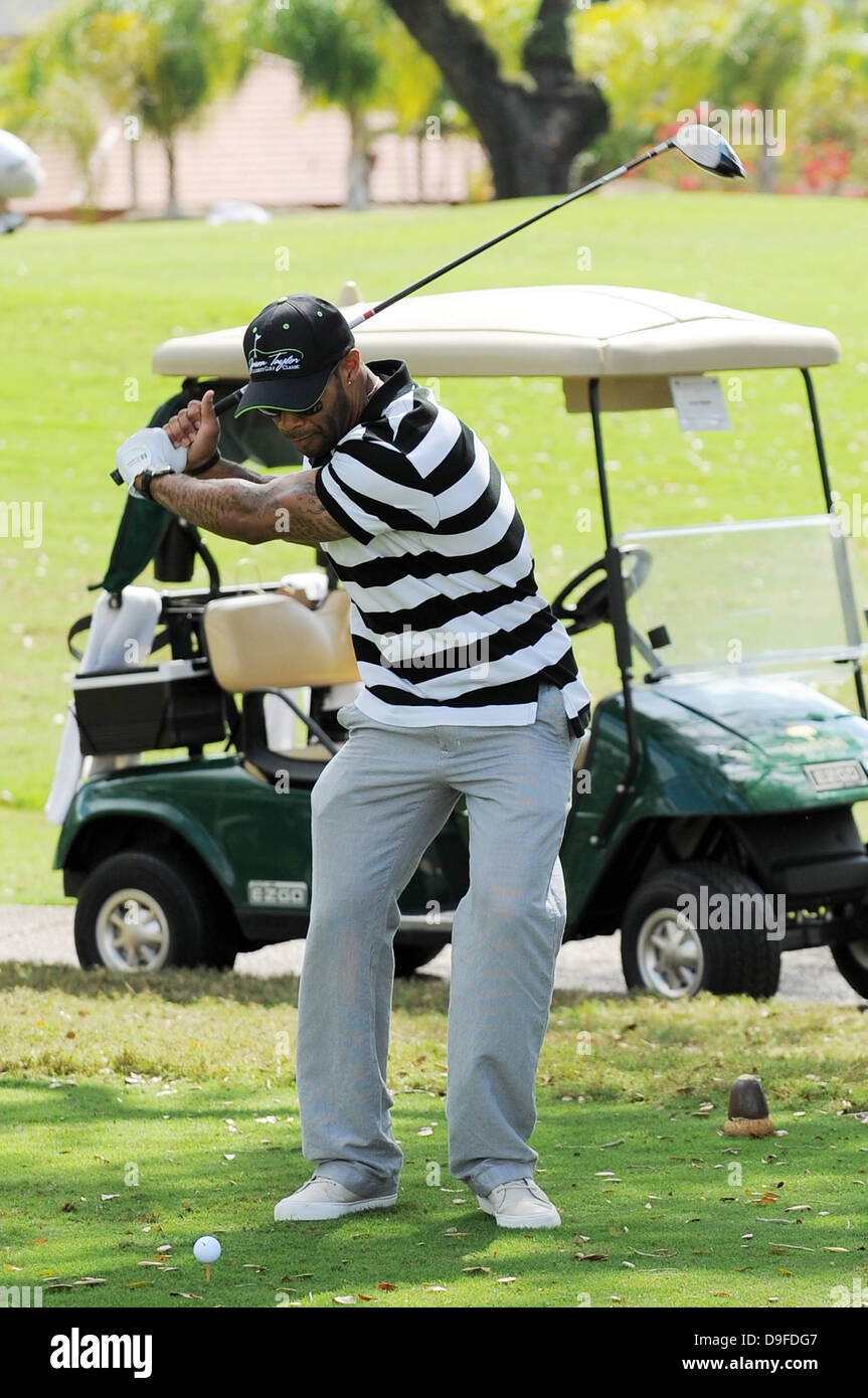 Omari Hardwick participates in the eighth annual Jason Taylor Celebrity ...