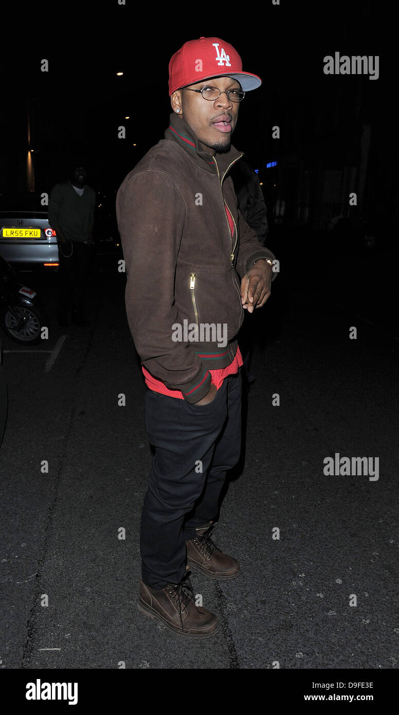 American rapper Ne-Yo leaving Mahiki nightclub at 3.30am. He was joined ...