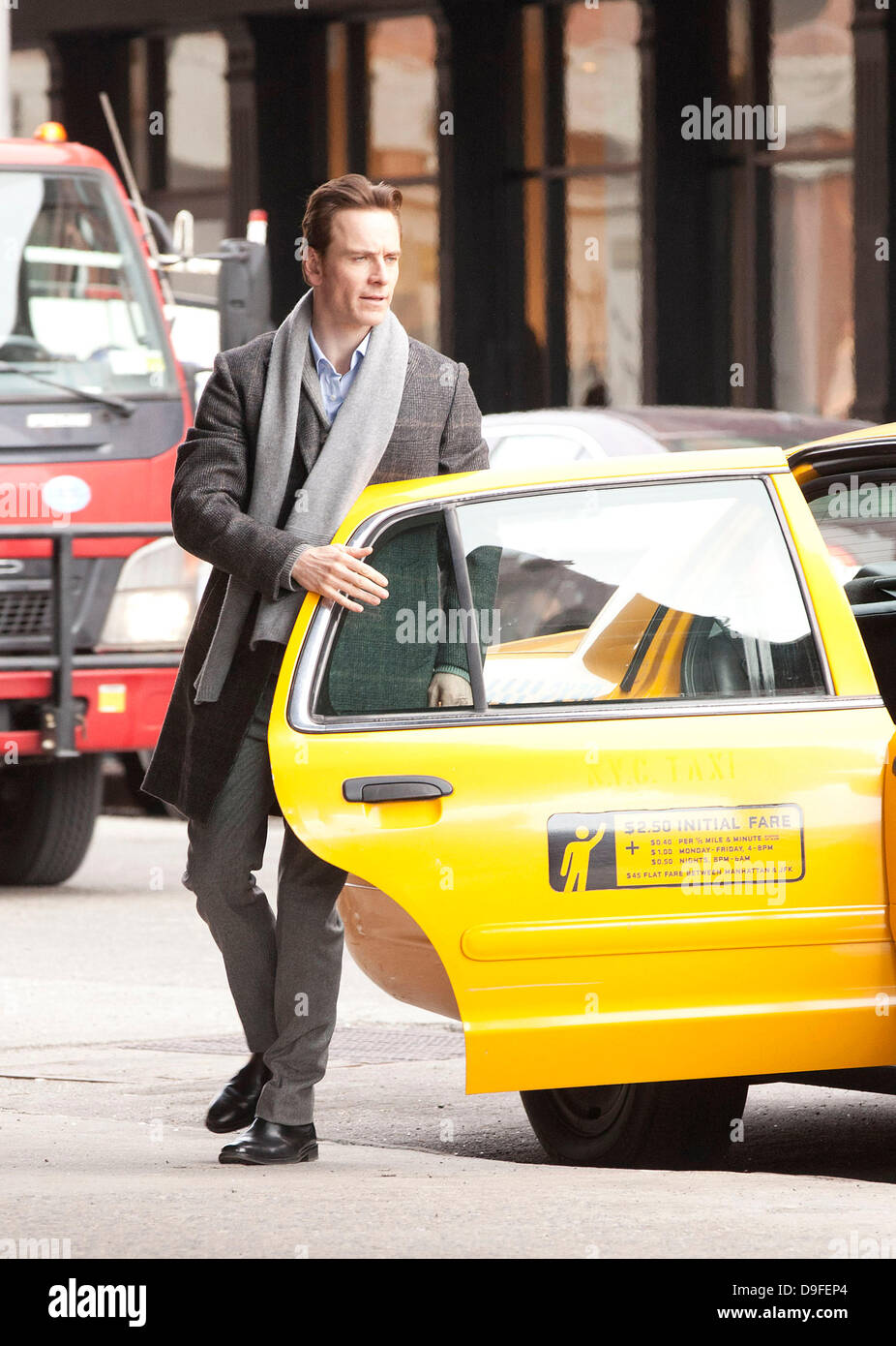 Michael Fassbender And Nicole Beharie On The Set Of Shame In The West
