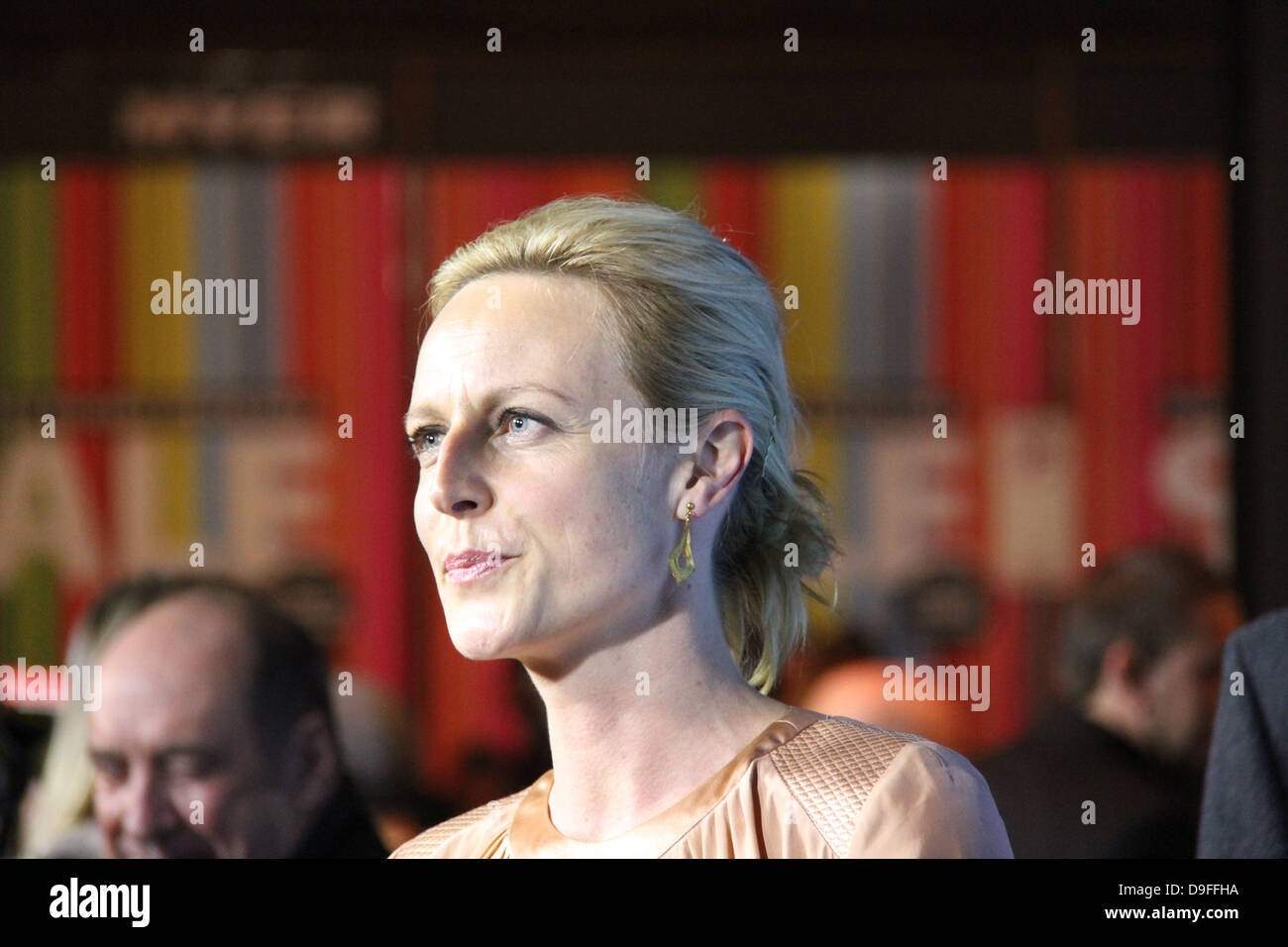 Pictured is Australian actress Marta Dusseldorp on the red carpet at ...