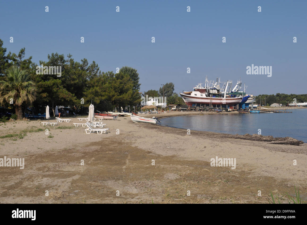 beach in Skala Prinos, Thasos Island, Greece Stock Photo - Alamy