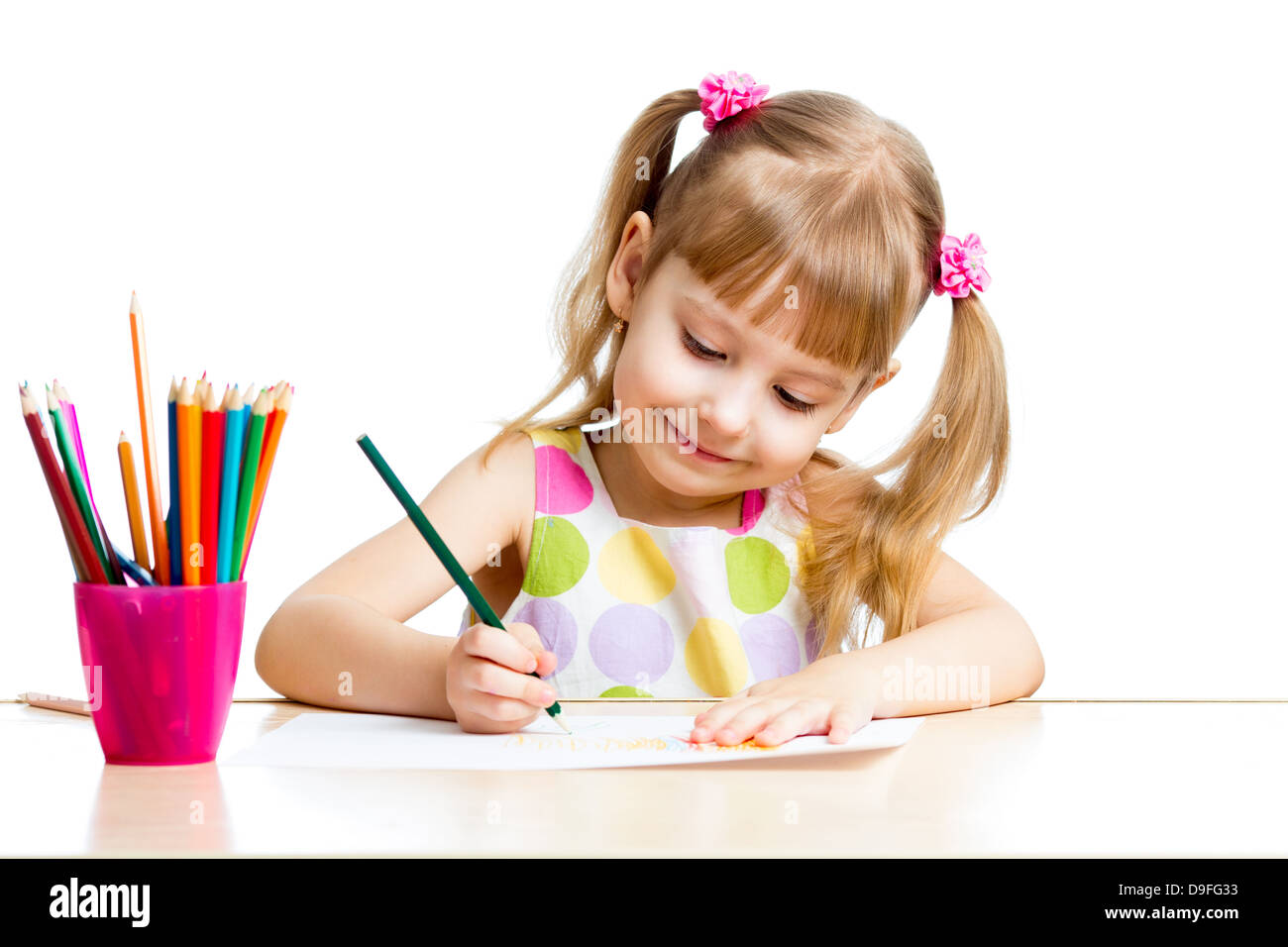 Pencil drawing by child hi-res stock photography and images - Alamy