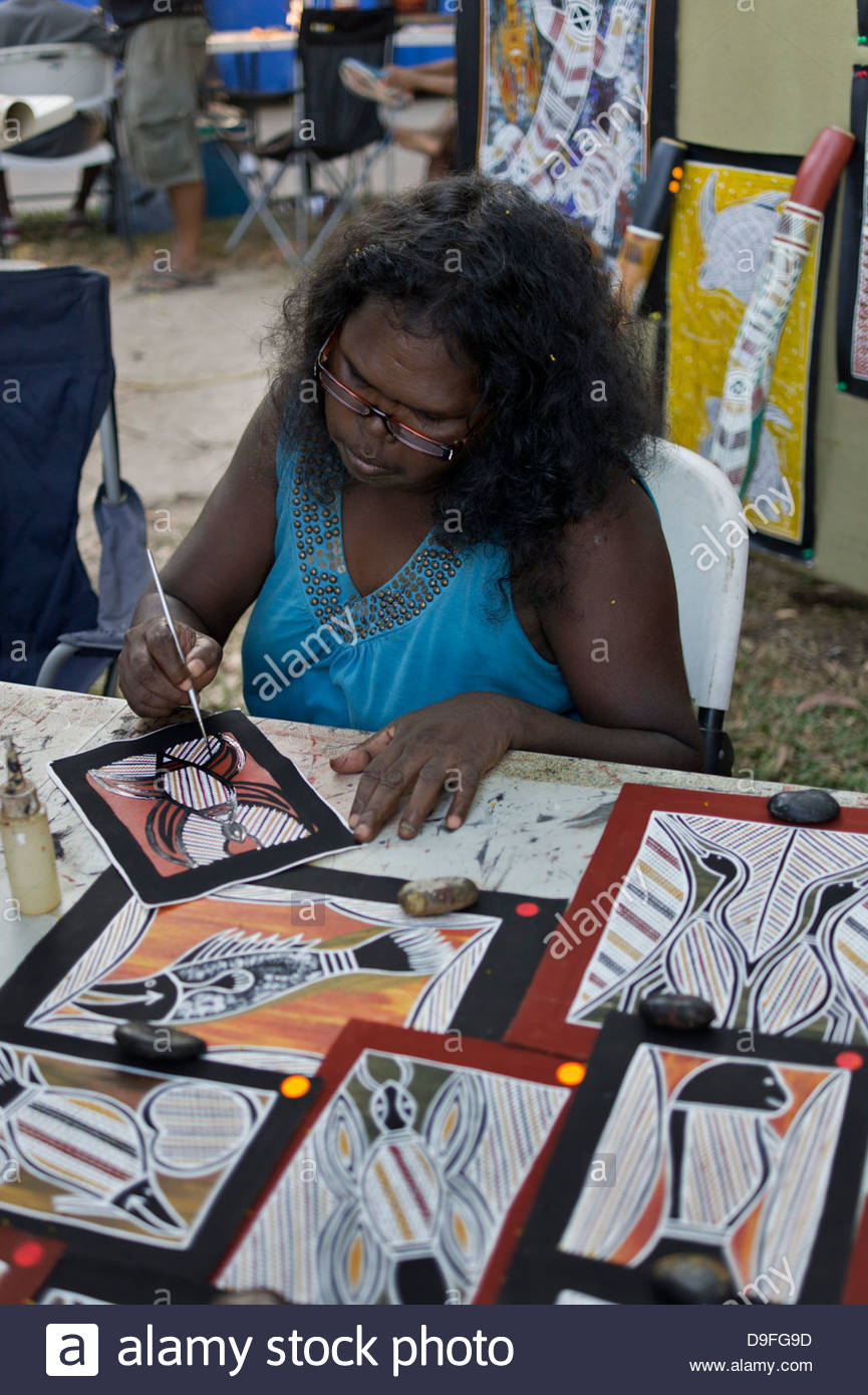 Aboriginal Artist Australia High Resolution Stock Photography and ...