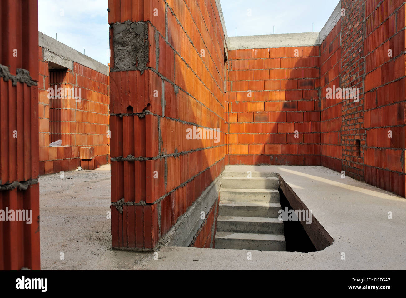 architecture, brick, building, home, new, wall, work, against, amazing ...