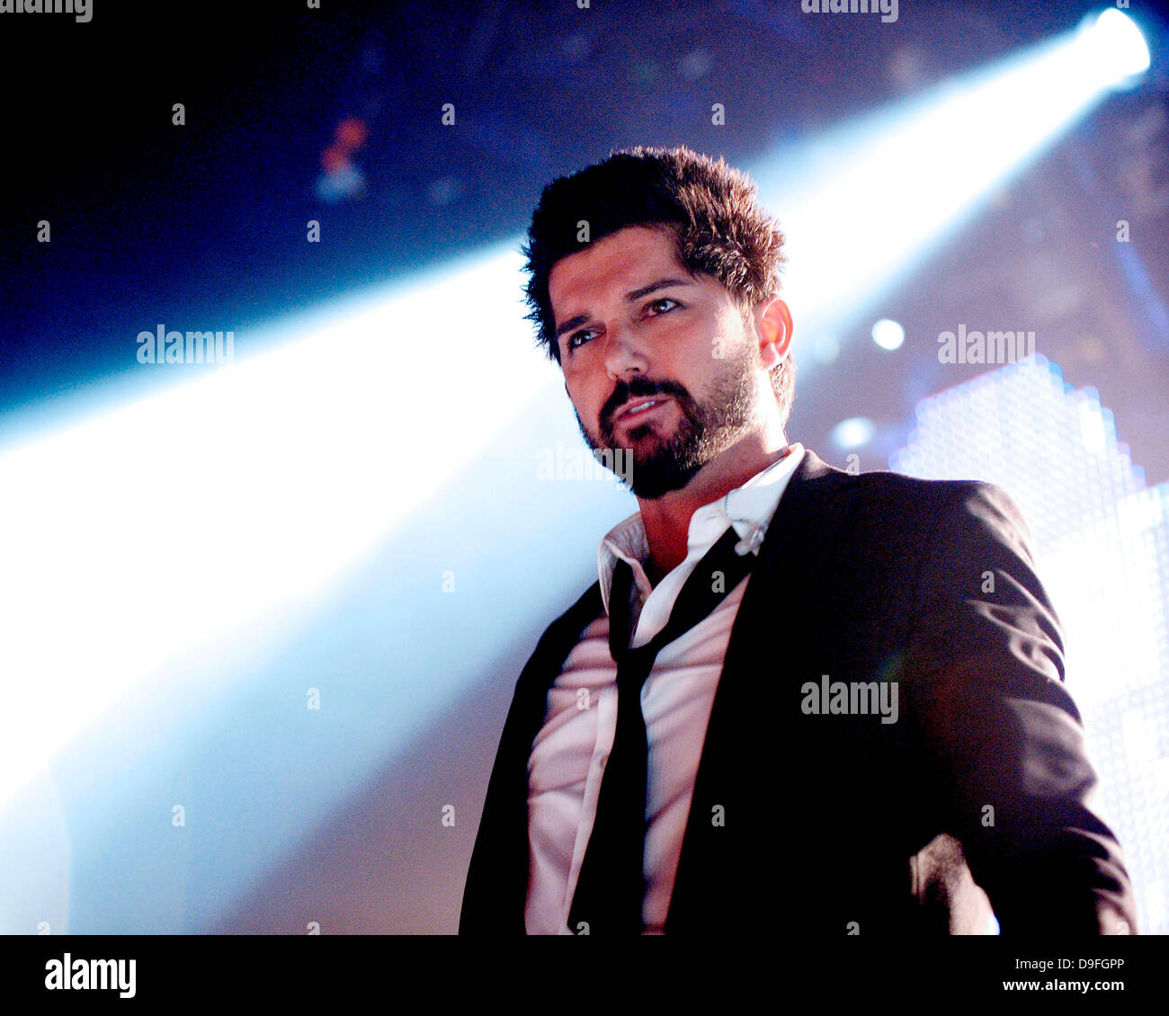 J.D. Fortune INXS performing on stage at the Sound Academy. Toronto ...