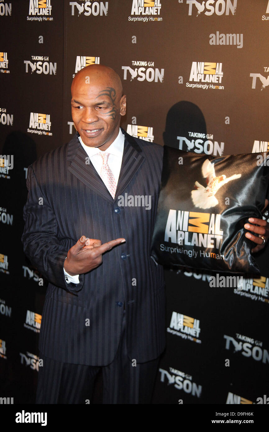Mike Tyson Animal planet presents "Taking on Tyson" Premiere at ...