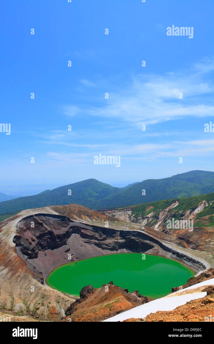 Mount Zao caldron, Miyagi Prefecture Stock Photo - Alamy