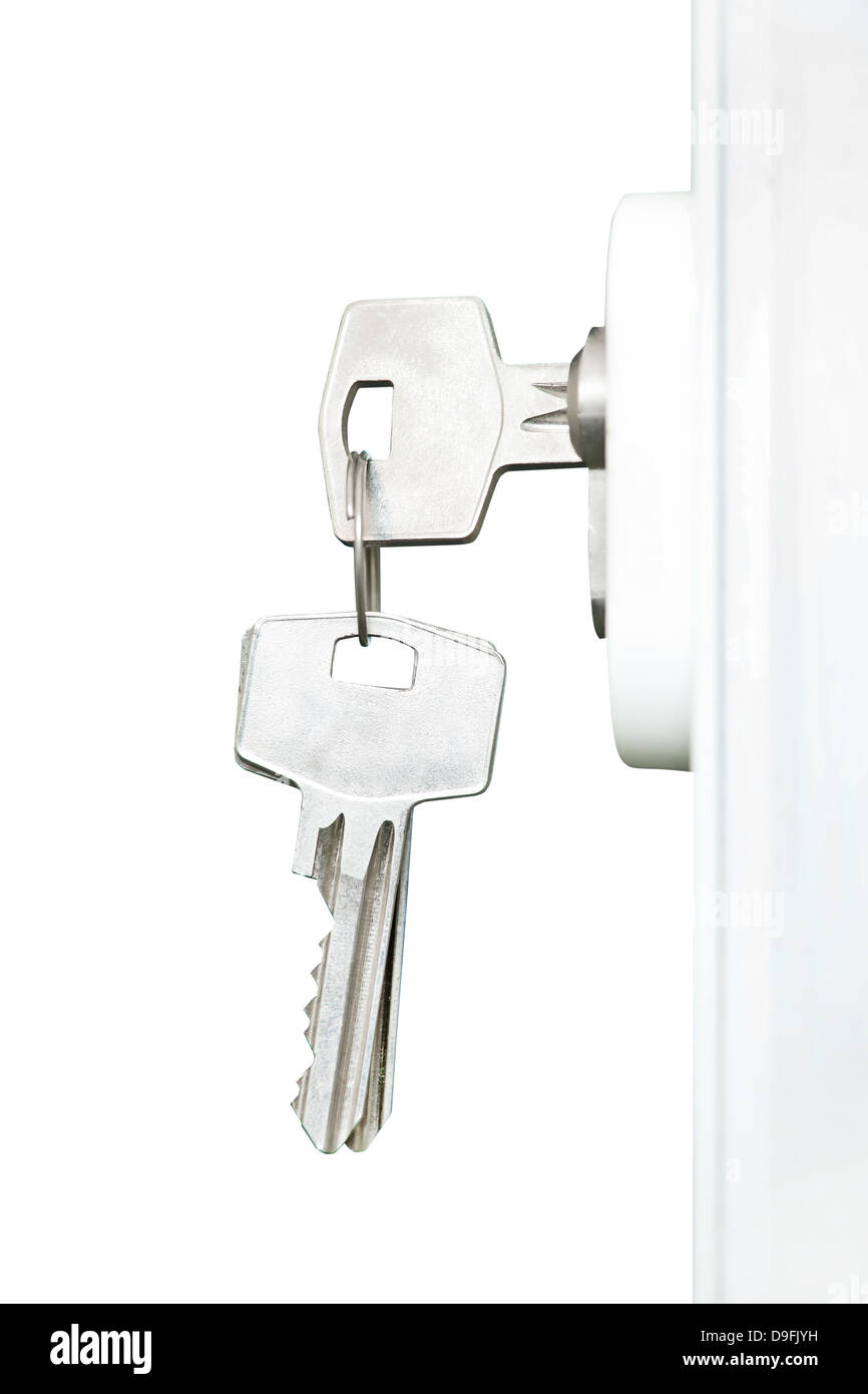 Door lock in white door hi-res stock photography and images - Alamy