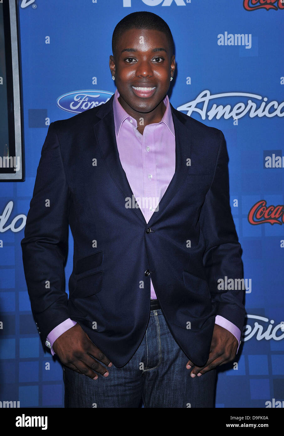 Jacob Lusk The American Idol Season 10 Top 13 Finalists Party held at ...