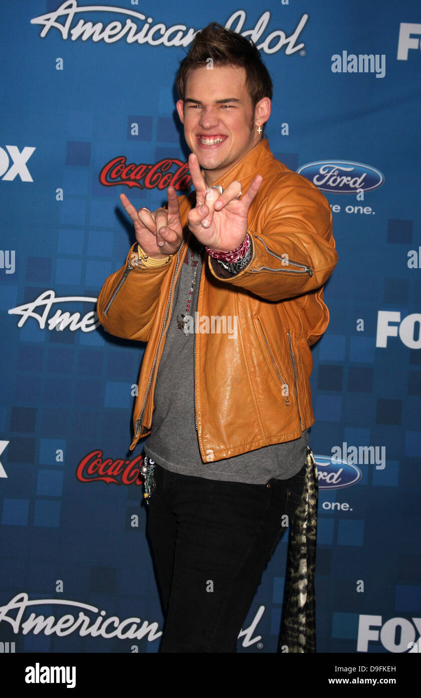 James Durbin The American Idol Season 10 Top 13 Finalists Party held at ...