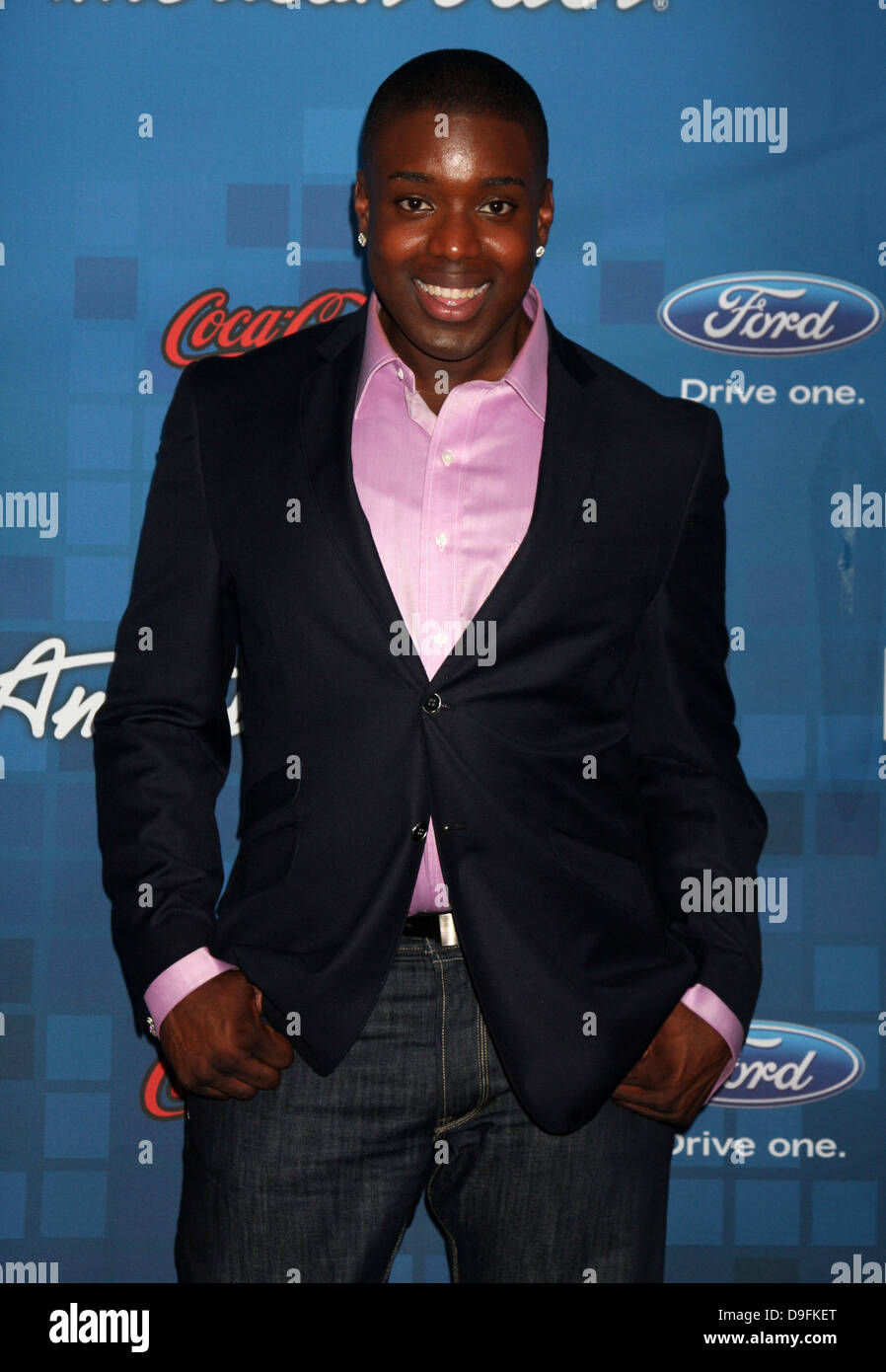 Jacob Lusk The American Idol Season 10 Top 13 Finalists Party held at ...