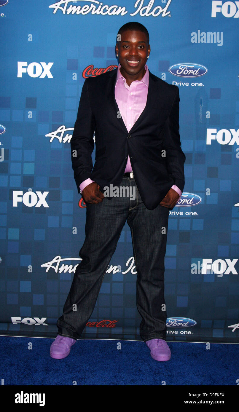 Jacob Lusk The American Idol Season 10 Top 13 Finalists Party held at ...