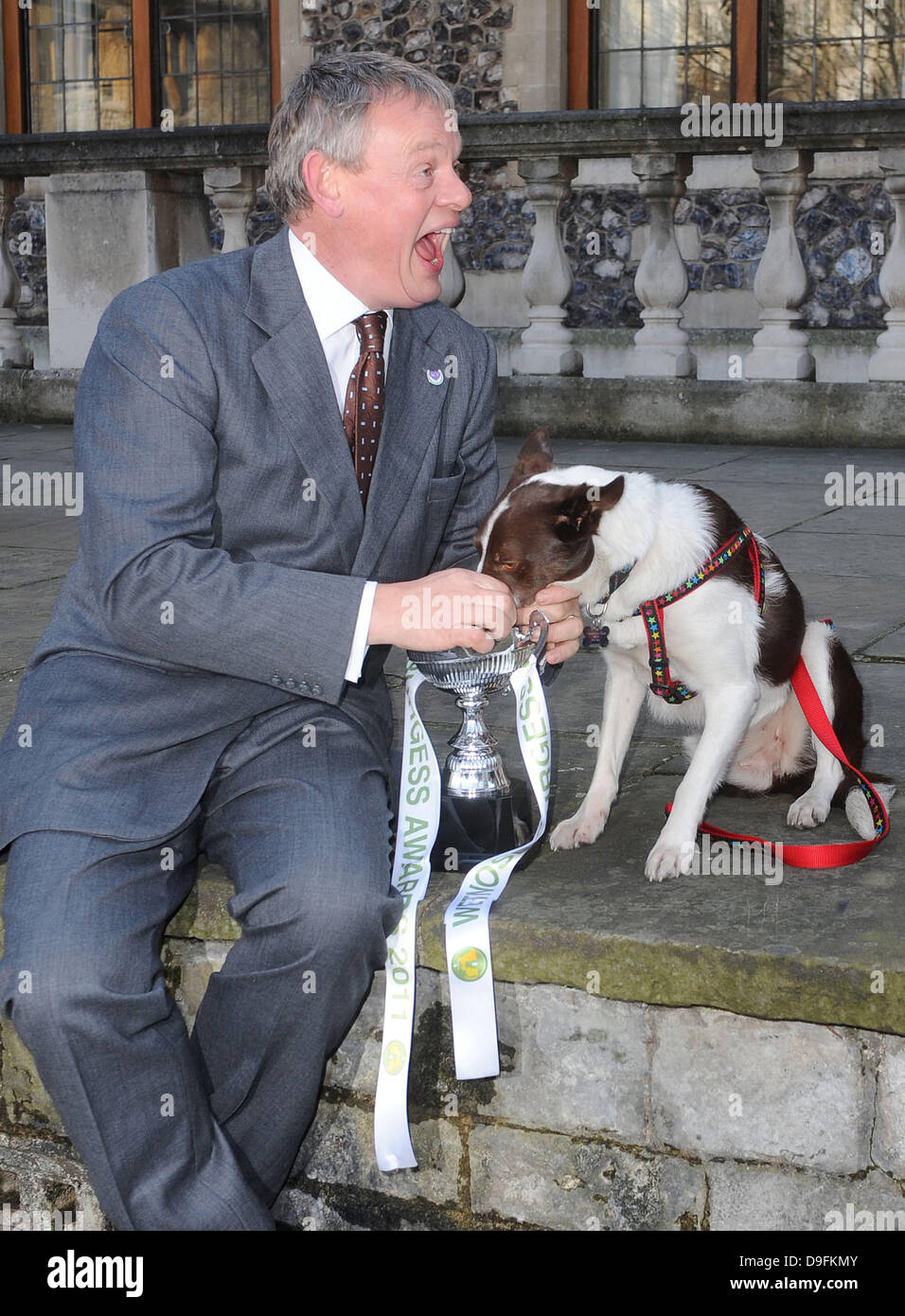 Martin Clunes The Wetnose Rescue Awards at the Church House Conference ...