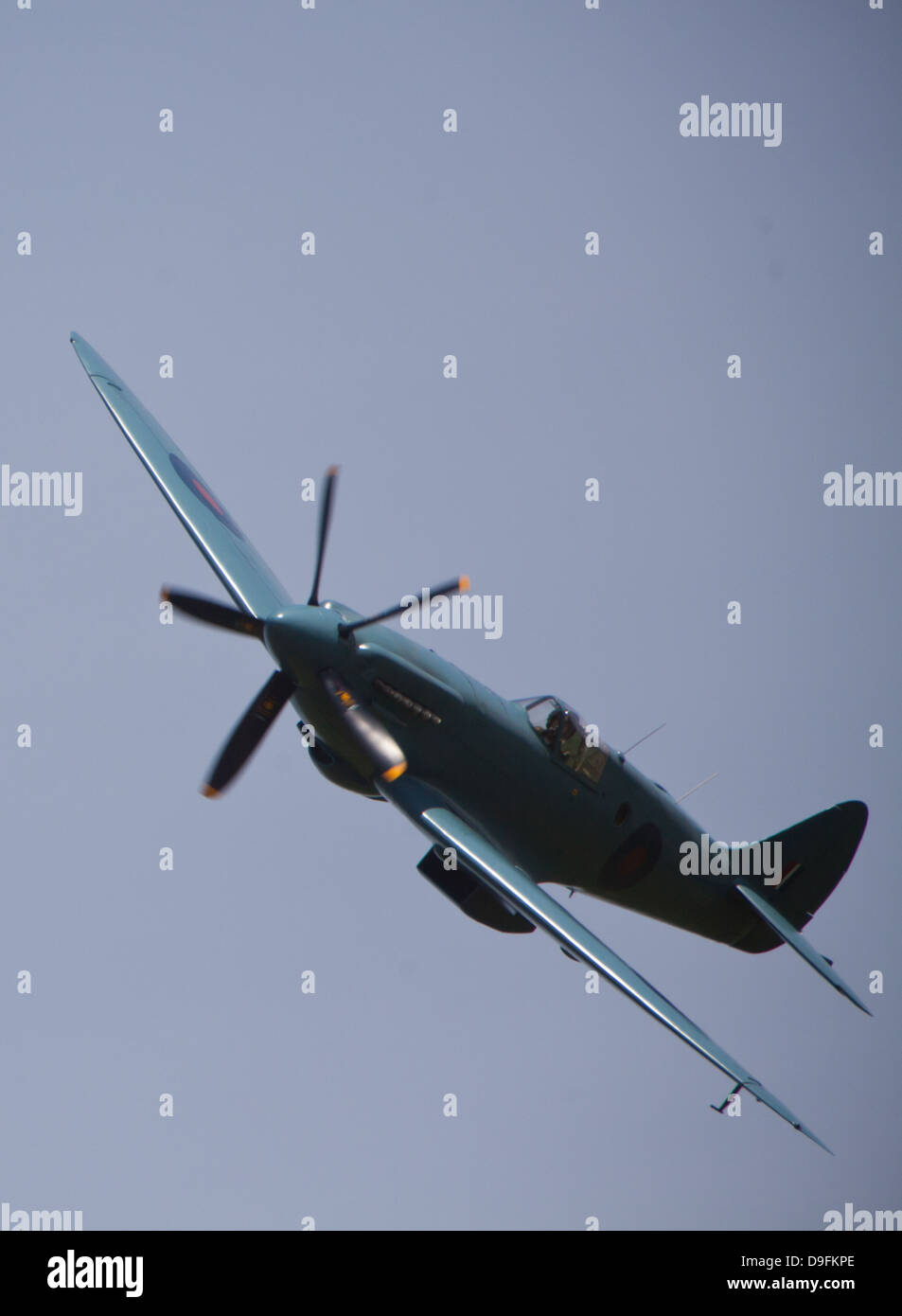 Spitfire PRX1X of the Battle of Britain Memorial Flight at an air ...